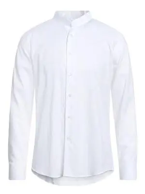 BAGUTTA Shirt Sky Size Linen, Cotton - White