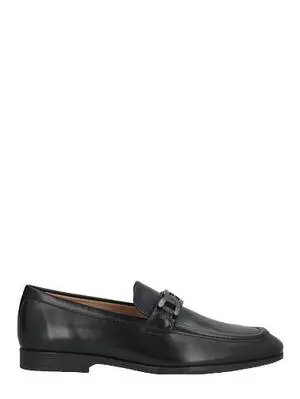 TOD'S Loafers In Leather With Appliqués - Black