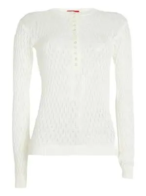 Max & Co. Knitted Sweater - White