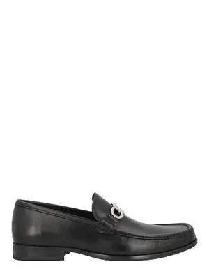 FERRAGAMO Loafers In Calfskin With Appliqués - Black