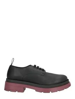 POLLINI Lace-up Leather Shoes - Black