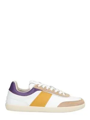 TOD'S Leather Low-top Sneakers - White