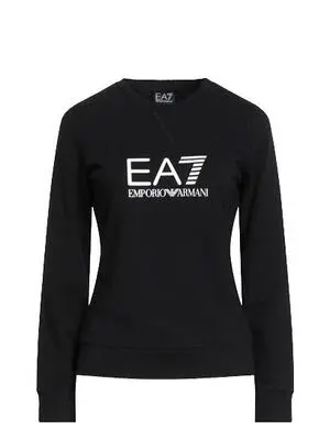 EA7 Cotton-elastane Sweatshirt - Black