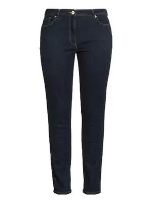 Versace Tapered Jeans With Logo - Blue