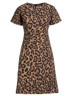 Dolce & Gabbana Mini Flared Dress - Camel