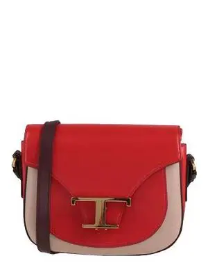 TOD'S Crossbody Flap Bag - Red