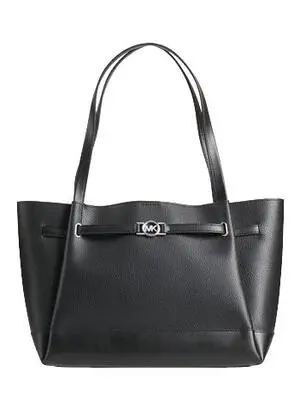 Michael Kors Leather Shopper Tote - Black
