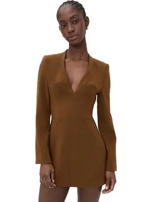 Black Halo Kenna Micro Mini Dress - Mocha