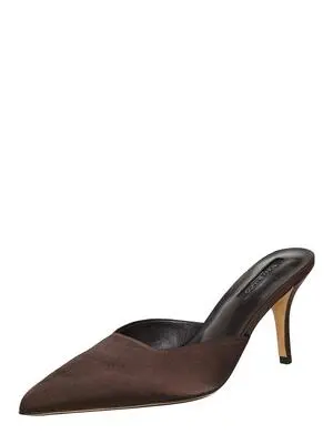 TONY BIANCO Cosmic Mules - Choc Satin