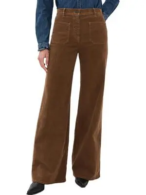 NILI LOTAN Florence Corduroy Pants - Cafe