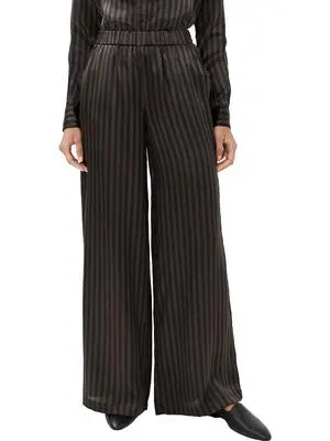 SPRWMN Wide-Leg Silk Pants