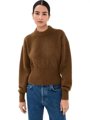Proenza Schouler Randi Wool Top - Brown