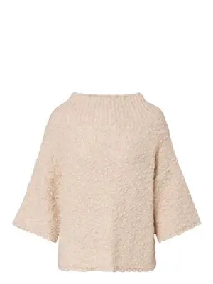 Max Mara Eccelso Alpaca And Wool-blend Sweater - Beige