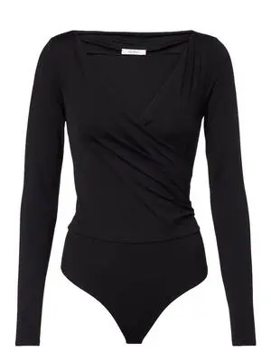 Max Mara Cicaldi Wrap Bodysuit - Black