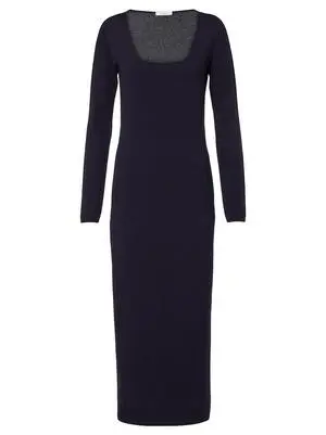 Max Mara Sophia Wool-blend Midi Dress - Blue
