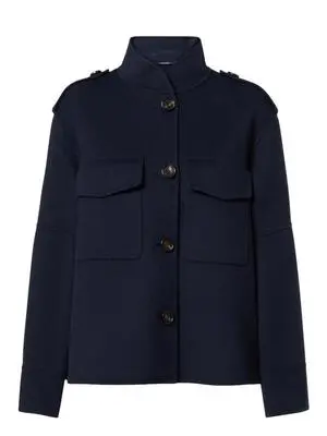 Max Mara Free Virgin Wool Jacket - Blue