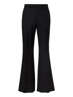 Valentino Garavani High-rise Flared Trousers - Black