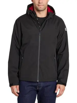 IZOD Laminated Stretch Jacket - Black