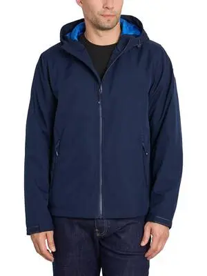 IZOD Laminated Stretch Jacket Navy