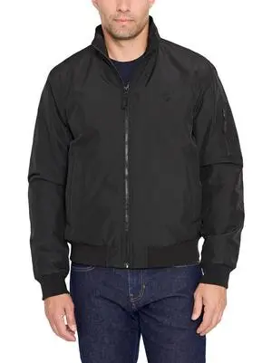 IZOD Tech Racer Bomber Jacket Black