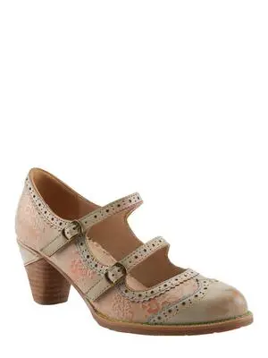 SPRING STEP SHOES Gaviria Mary Jane Pumps - Beige