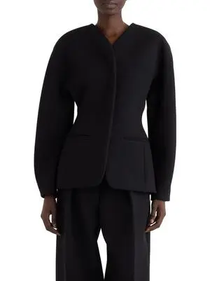 Jacquemus La Veste Ovalo Coccon Jacket - Black