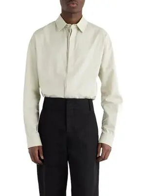 Jacquemus La Chemise Simon Button-up Shirt - Light Green