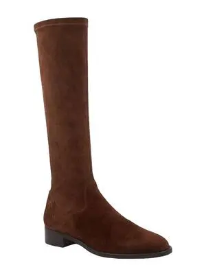 Aquatalia Sabrena Weatherproof Knee High Boot - Brandy Suede