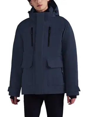 TRIPLE F.A.T. GOOSE Anvil Short Down Parka - Navy