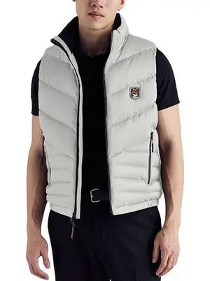 TRIPLE F.A.T. GOOSE Andrus Puffer Down Vest Quiet Grey