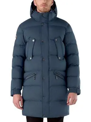 TRIPLE F.A.T. GOOSE Barton Long Down Parka - Navy