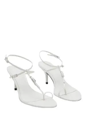 Mango Ankle Strap Sandal - White