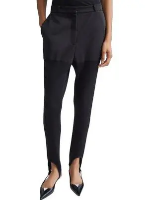 Coperni Hybrid Rib Stirrup Leggings - Black