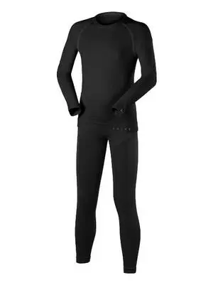 Falke Maximum Warm Base Layer Set - Black