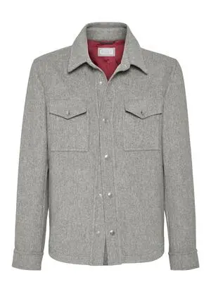 BRUNELLO CUCINELLI Shirt-Style Outerwear Jacket