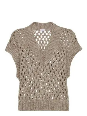 BRUNELLO CUCINELLI Net Knit Sweater