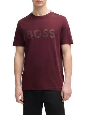 BOSS Glamping Logo Graphic T-shirt Medium Red