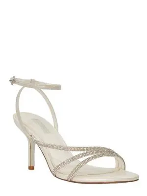 Dune London Midsummers Ankle Strap Sandal - Ivory
