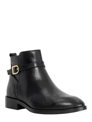 Dune London Pemma Buckle Strap Bootie - Black