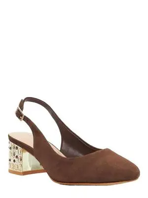 Dune London Catharine Slingback Pump Brown