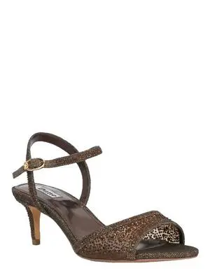 Dune London Manicure Ankle Strap Sandal Brown