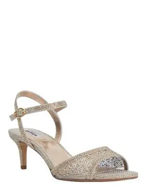 Dune London Manicure Ankle Strap Sandal - Gold