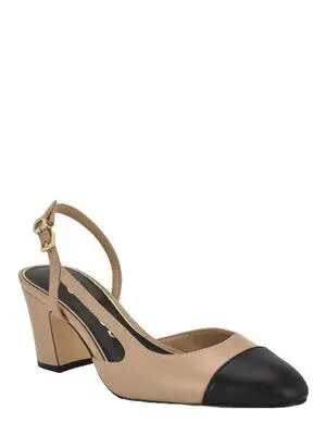 Guess Loisa Slingback Pumps - Natural