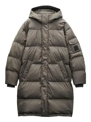 Rag & Bone Rag & Bone Victor Down & Feather Fill Coat Dark Shadow