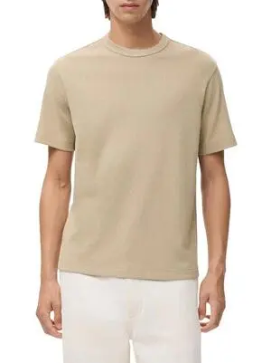 Mango Fine Knit T-shirt - Beige