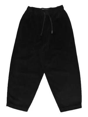 STUDENTS Wide Leg Corduroy Pants - Black