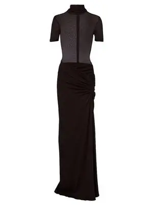 Christopher Esber Jersey Maxi Dress Brown