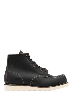 Red Wing Lace-up Leather Boots - Black