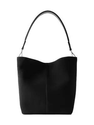 METIER Twist 22 Nubuck Shoulder Bag - Black