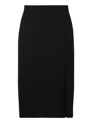 Valentino Garavani Wool Midi Skirt - Black
